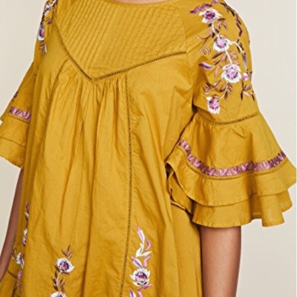 Free People | Dresses | Free People Pablo Dress Gold Size Xs | Poshmark